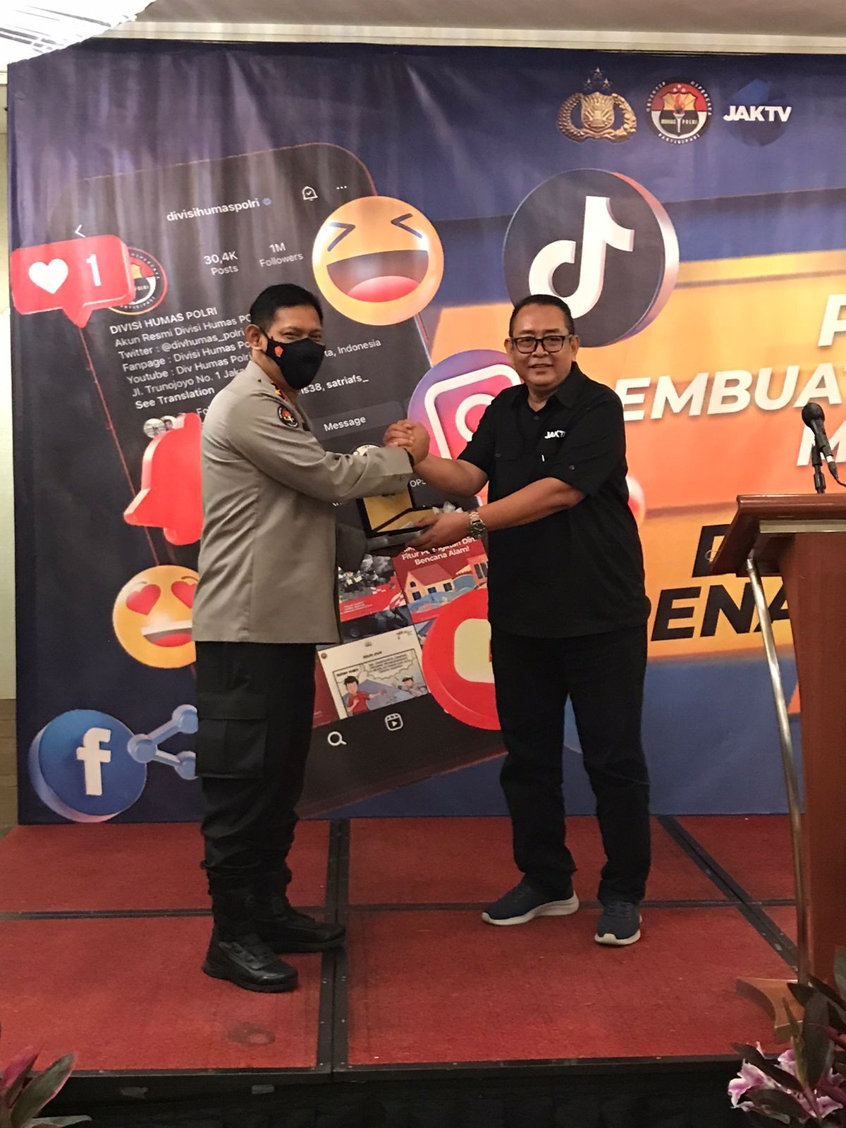 JAKTV - Jak Tv Beri Pelatihan Konten Media Sosial ke 74 Anggota Humas Polri