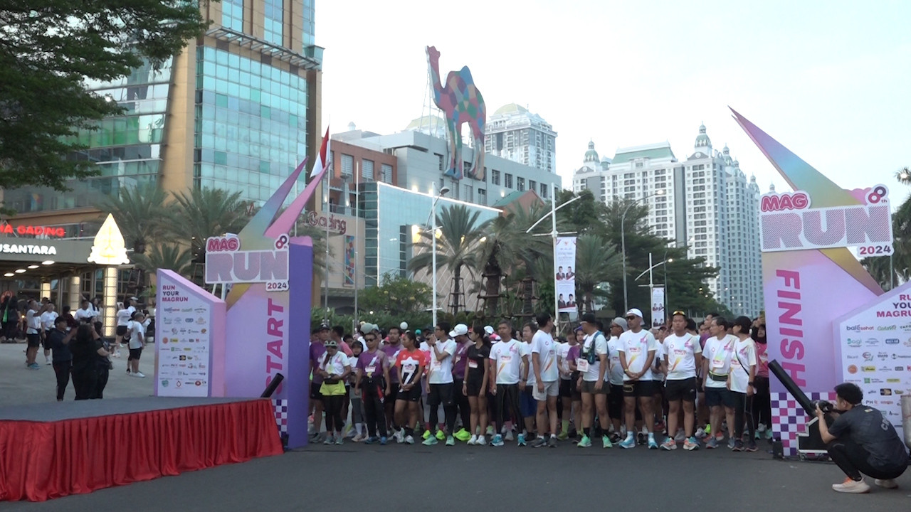 JAKTV - Ribuan Peserta Meriahkan MAG Run 2024: Perkuat Komunitas Olahraga