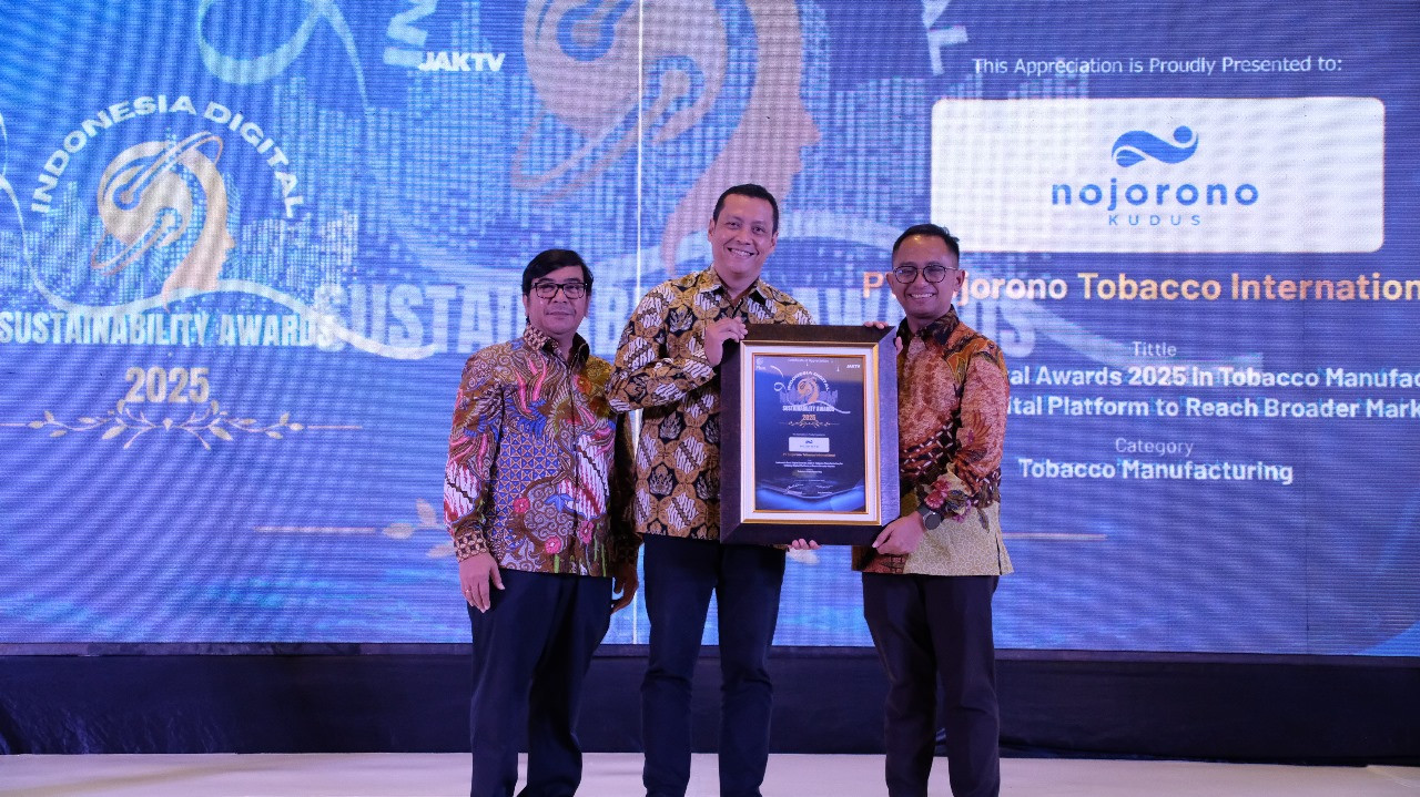 JAKTV - Nojorono Raih Penghargaan Indonesia Digital Sustainability ...